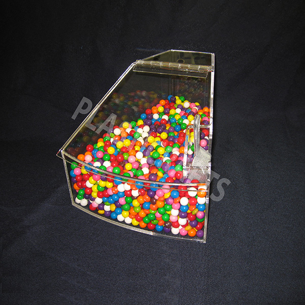 Round Faced Angled Bin - Plasticrafts