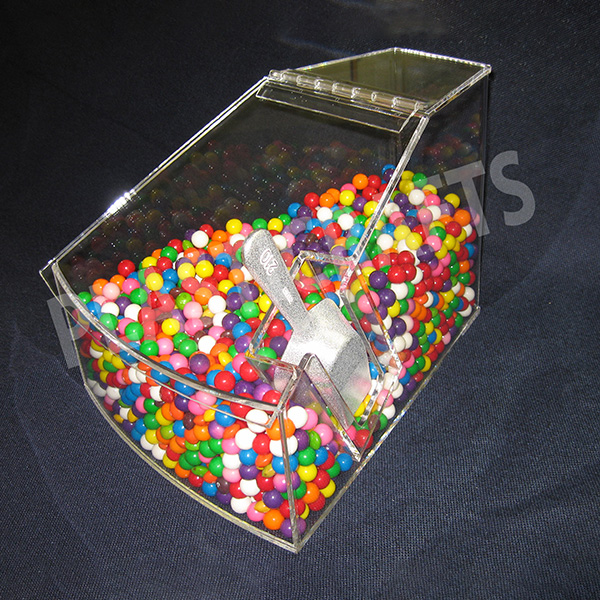 Round Faced Angled Bin - Plasticrafts