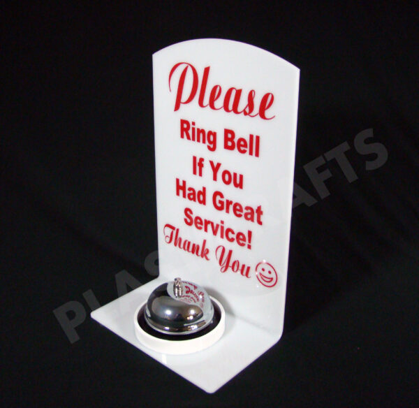 Ring The Bell Sign - Plasticrafts